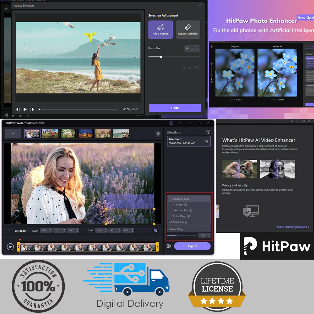 HitPaw AI 2024 - photo/ video - enhancer/ editor/ object & watermark remover/ converter ...