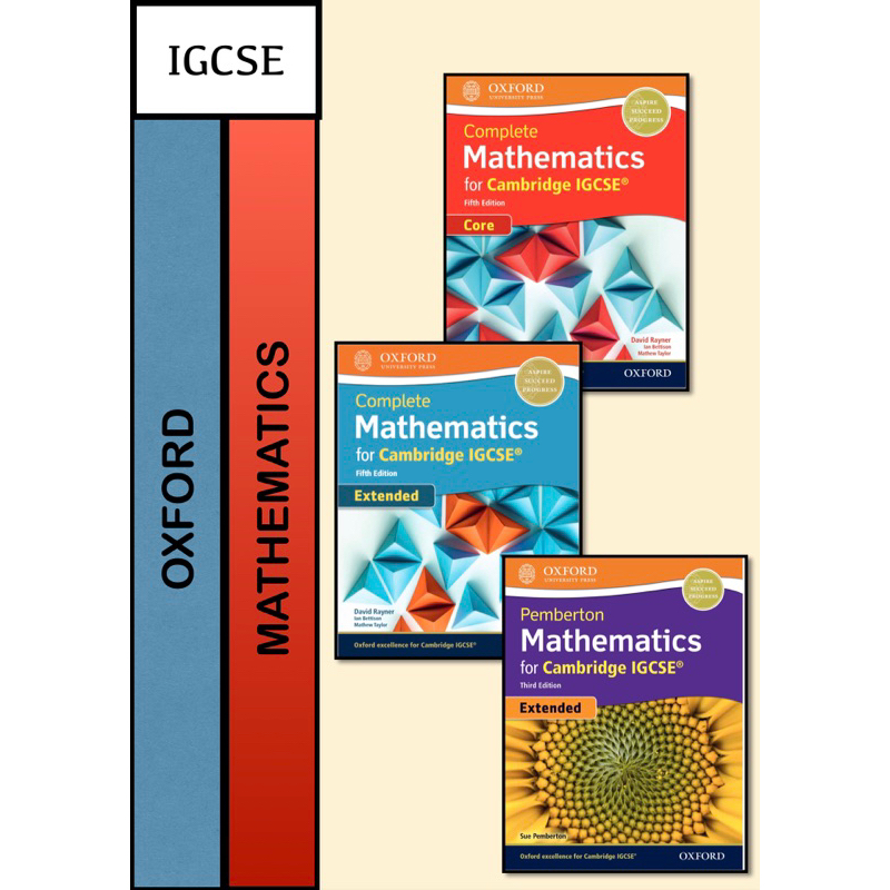 Printed Book Igcse Mathematics Core Extended Shopee Malaysia