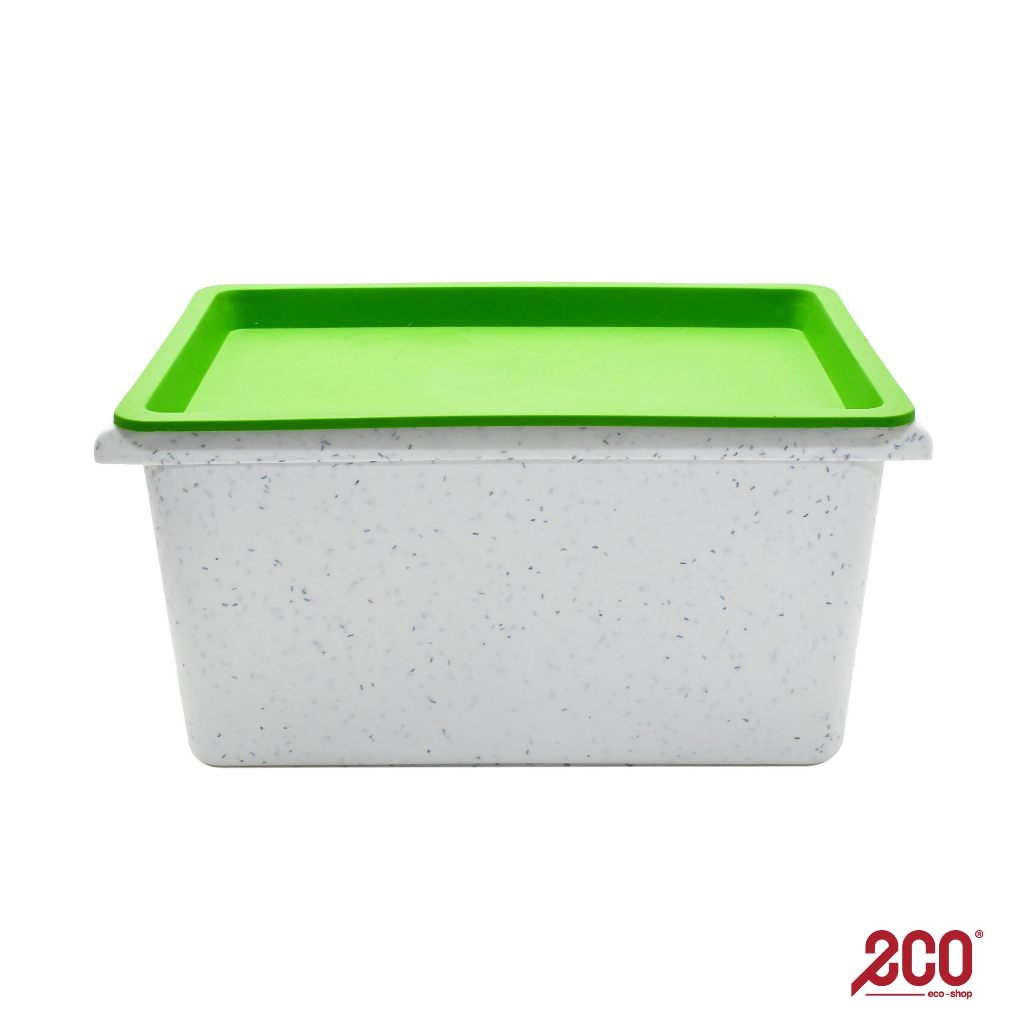 Eco Shop Mutipurpose Rectangular Storage Box With Lid (27cm x 17.5cm x ...