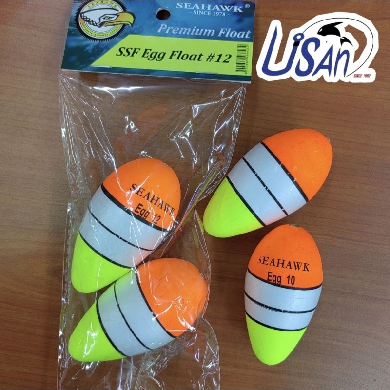 (PACK-2 PIECE) SEAHAWK SSF EGG FLOAT PELAMPUNG PANCING FISHING FLOAT ...
