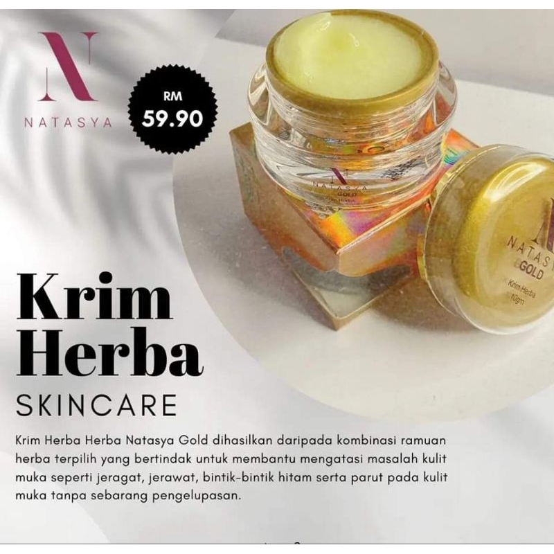 NATASYA CREAM HERBA GOLD NIGHT | Shopee Malaysia