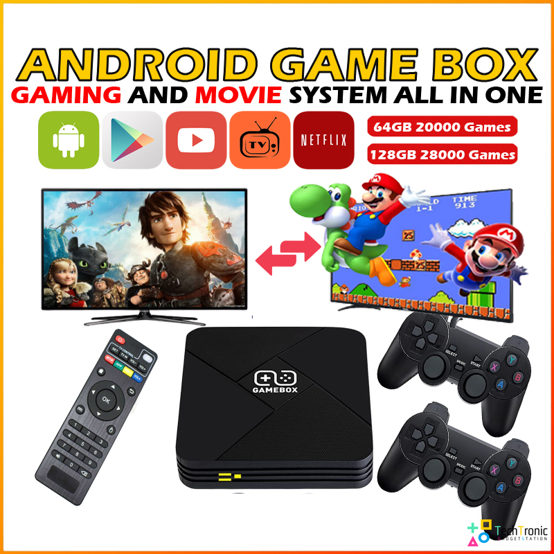 2IN1 GAME BOX G5 Video Game Console Retro Game Consol Permainan Konsol ...