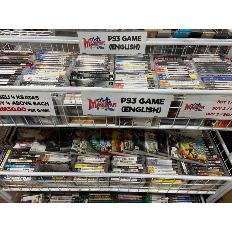 PS3 English game ESRB/PAL/CERO part 2 | Shopee Malaysia