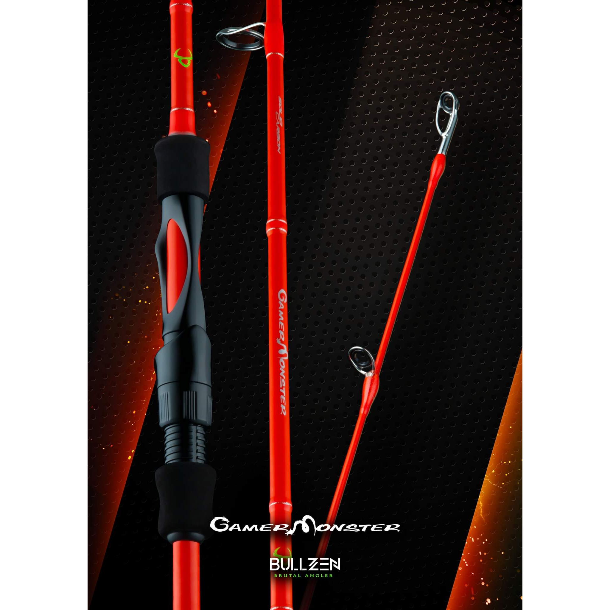 BULLZEN GAMER MONSTER SOLID CARBON SPINNING JIGGING ROD | Shopee Malaysia