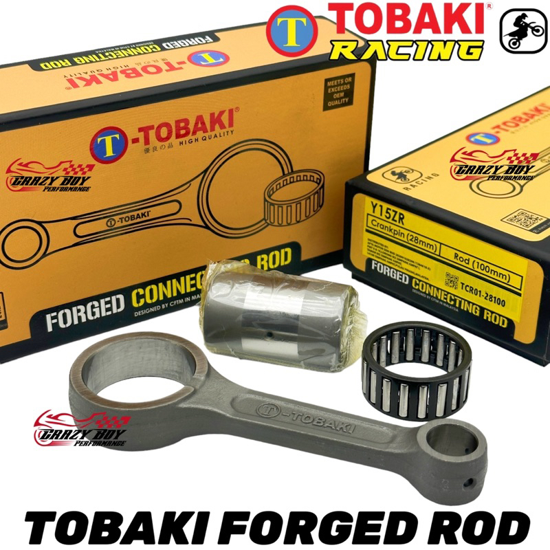 TOBAKI RACING FORGED CONNECTING ROD Y15ZR LC135 4S LC135 5S FZ150 PIN ...
