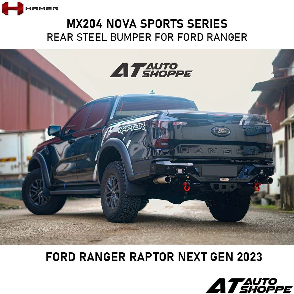 HAMER 4X4 MX204 NOVA SPORTS SERIES REAR STEEL BUMPER FOR FORD RANGER ...
