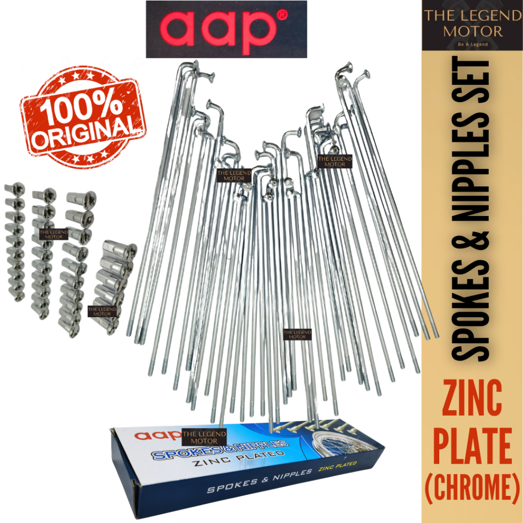 AAP CHROME Spoke Rim Lidi GELONG RXZ Y125ZR Y125Z Y100 Y110SS LC135 ...