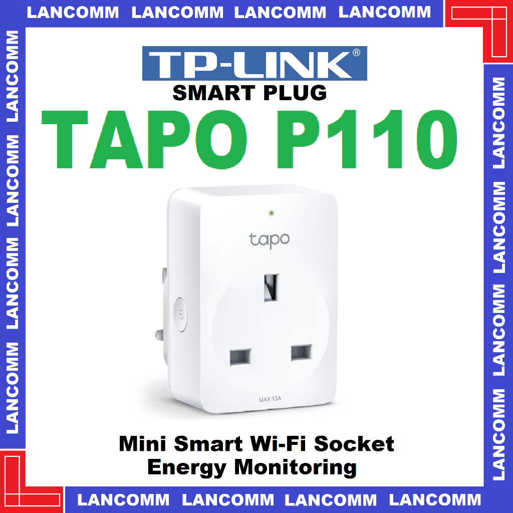 TP-LINK Tapo P110 Mini Smart Wi-Fi Socket, Energy Monitoring | Shopee ...