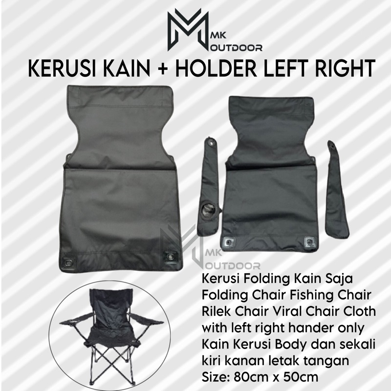 Kerusi Folding Kain Saja Folding Chair Fishing Chair Rilek Chair Viral ...