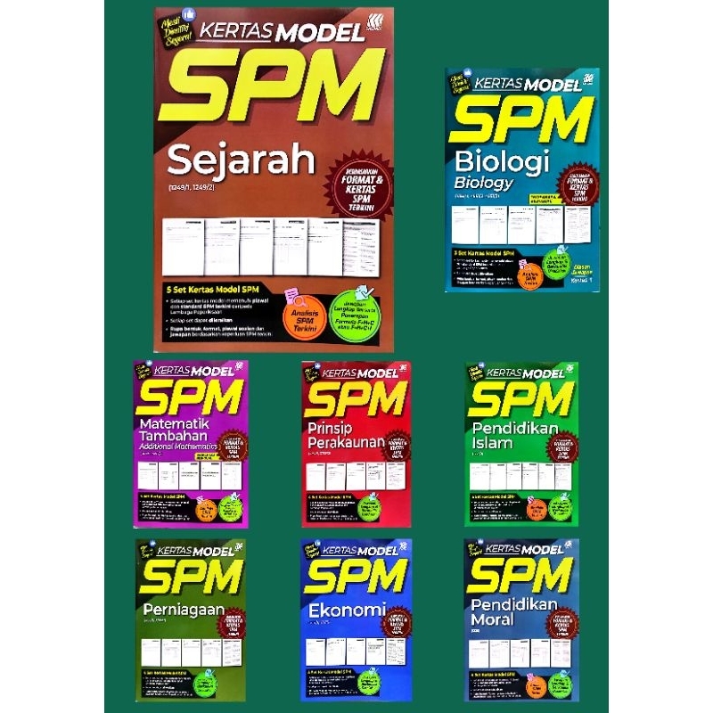 KERTAS MODEL SPM -BERDASARKAN FORMAT & KERTAS SPM MULAI 2023 (SASBADI) | Shopee Malaysia