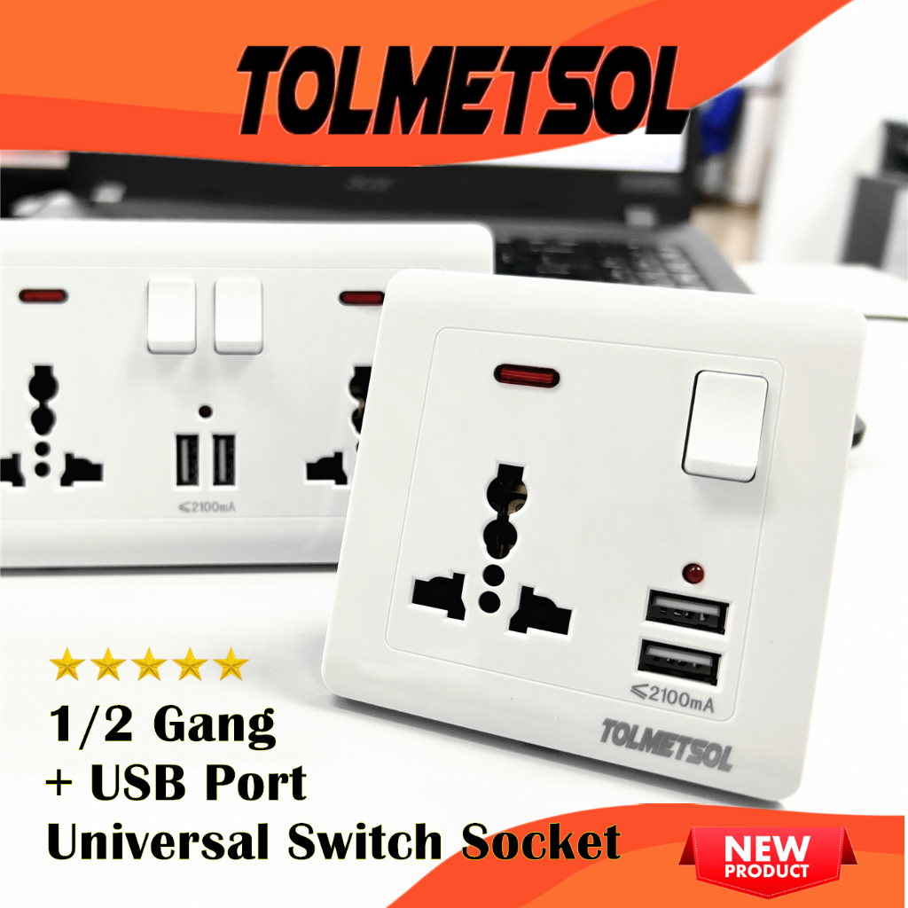 High Quality Universal Wall Socket with USB Port Electrical Outlet USB ...