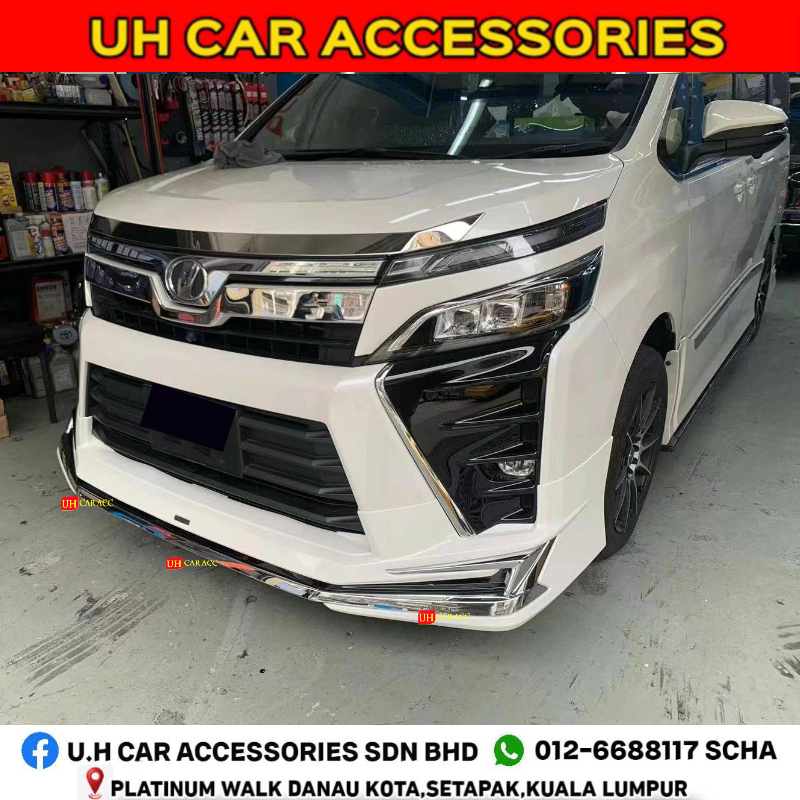 TOYOTA VOXY 2017-2021 MODELLISTA BODYKIT FRONT AND REAR SKIRT | Shopee ...