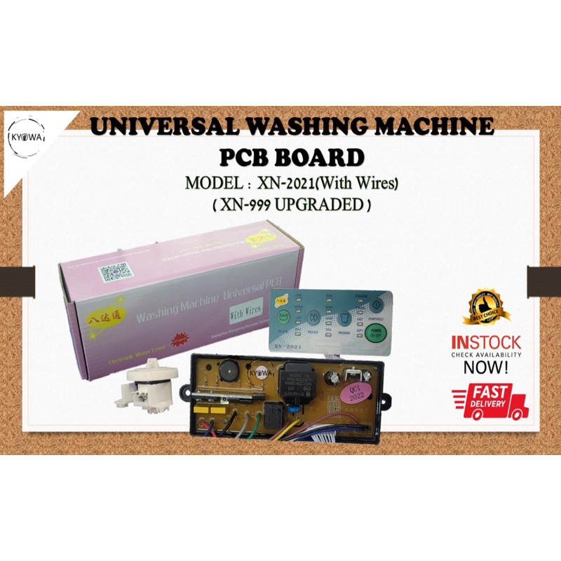 Universal Washing Machine PCB Board XN2021 WITH WIRE | Shopee Malaysia