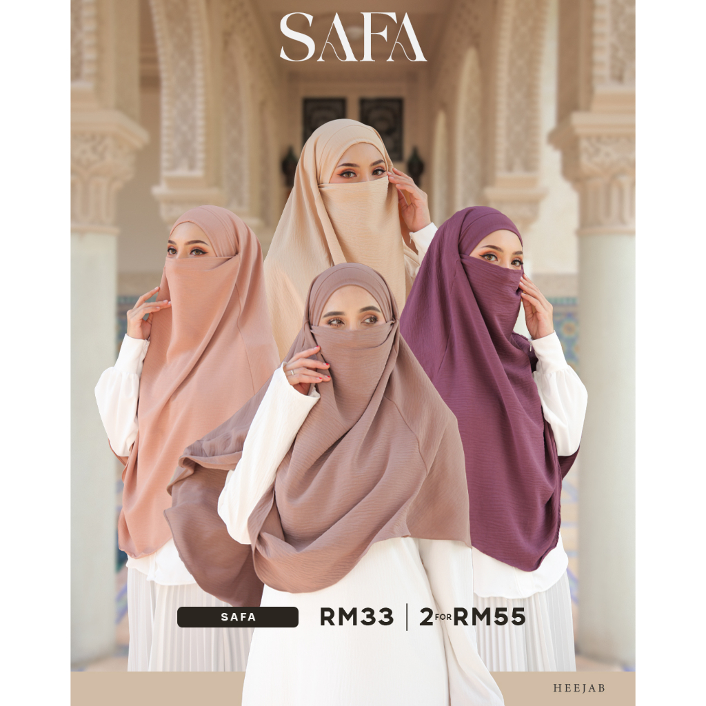 HEEJAB Express Scarf SAFA (2 Helai RM55) | Shopee Malaysia