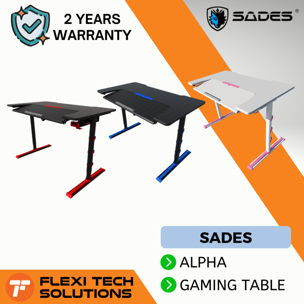 Flexi Tech SADES Alpha Gaming Table Designed With adjustable Keyboard ...