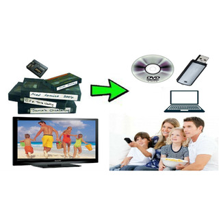 Digitalized VHS video tape VCR convert transfer copy to DVD Disc USB ...