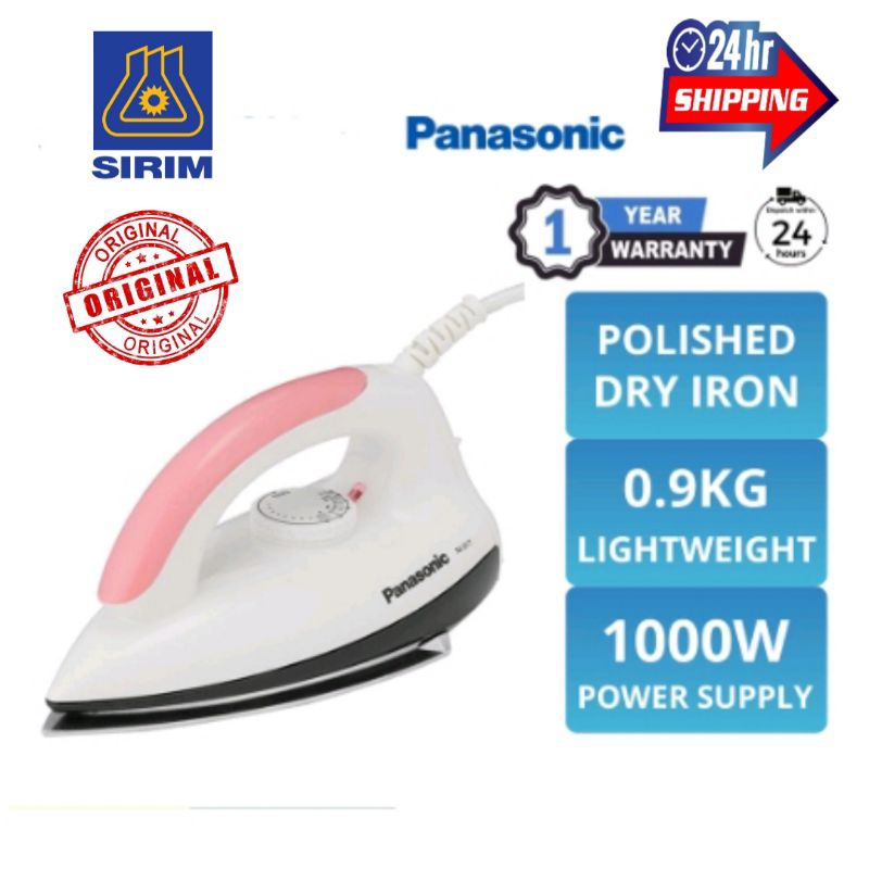 Panasonic Iron Polish / Non Stick Electric Iron 0.9kg/1.6kg NI317W ...