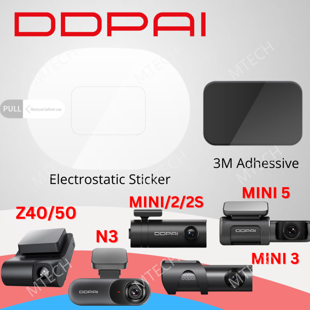 DDPAI Electrostatic Sticker Set Heat Resistant Adhesive Double Side ...