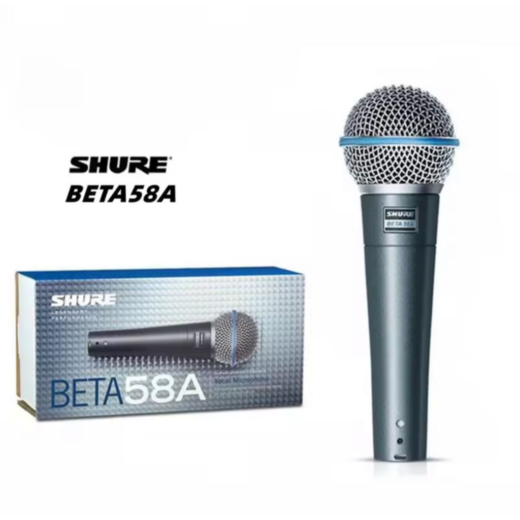 BETA 58A Legendary Supercardioid Dynamic Vocal Microphone Handheld Mic ...