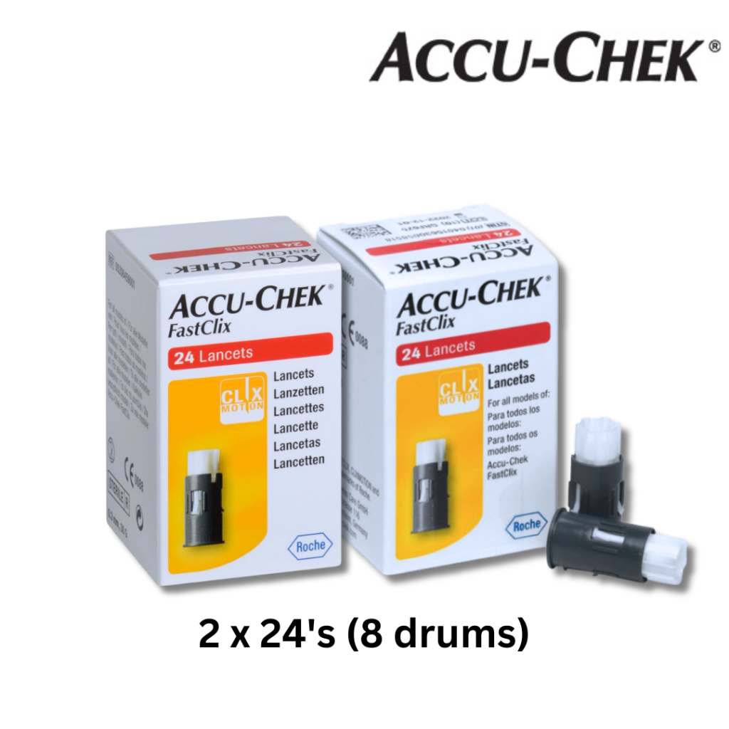 ACCU-CHEK FASTCLIX Lancing Device & Lancets (100+2's/30's) [Accuchek ...