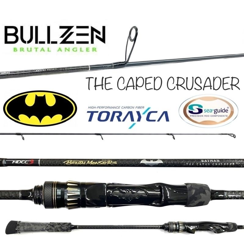 Bullzen Batman The Caped Crusader Rod (free gift 🎁 2 jig) | Shopee Malaysia