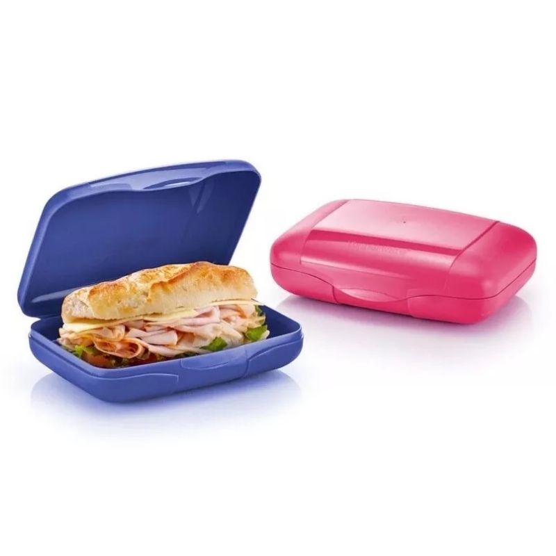 Tupperware EXCLUSIVE ITEM Slim Sandwich Keeper (2pc) | Shopee Malaysia