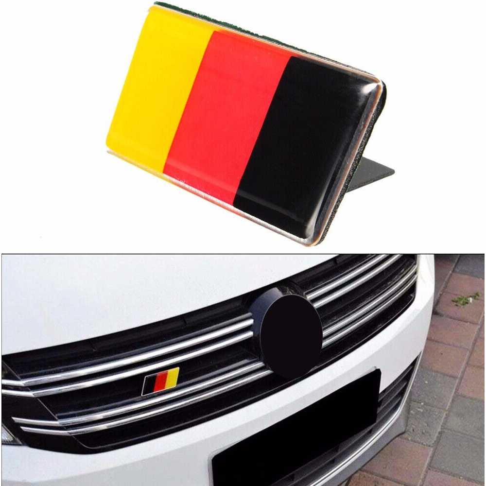 MKR 3D German Flag Front Grille Emblem Badge For Volkswagen Golf Polo ...
