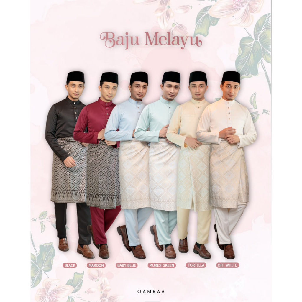 BAJU MELAYU RTW BY QAMRAA SLIMFIT DAILY BASIC LACE TUNANG KAHWIN RAYA ...