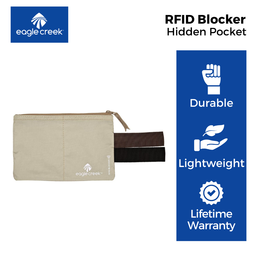 Eagle Creek Rfid Blocker Hidden Pocket | Shopee Malaysia