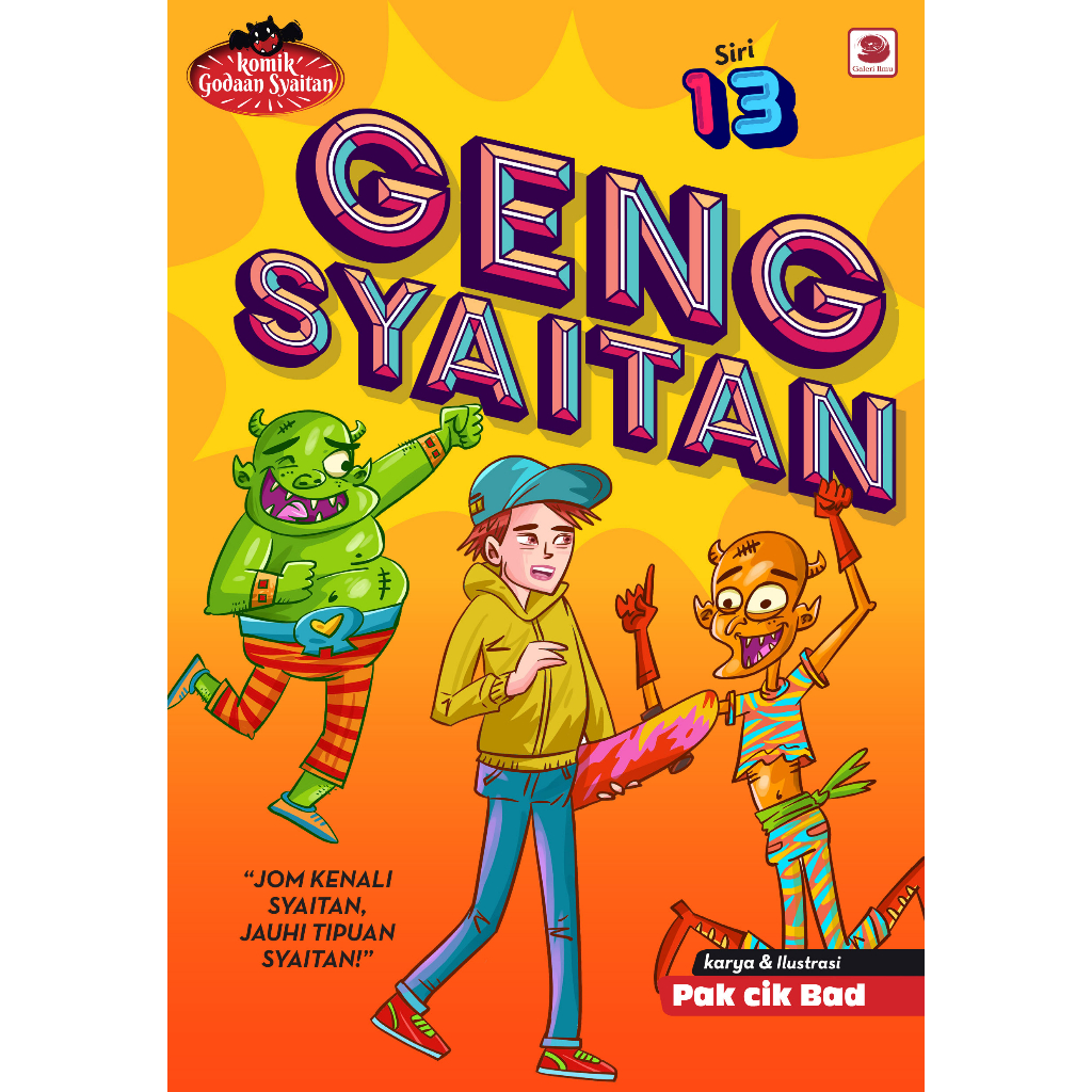 SIRI KOMIK GODAAN SYAITAN 13 "GENG SYAITAN" - ORIGINAL KOMIK KGS ...