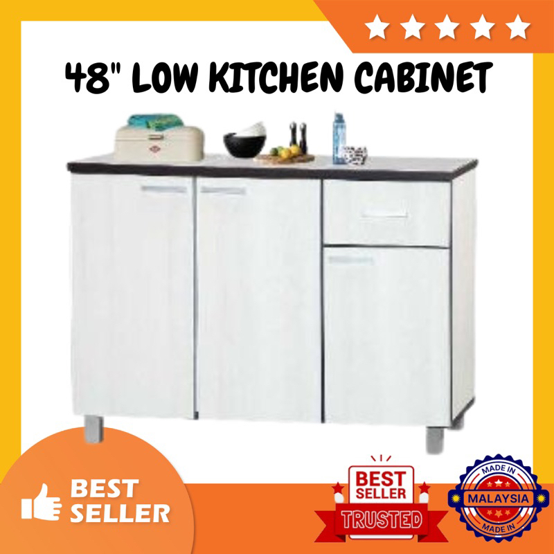 48” Low Kitchen Cabinet | Shopee Malaysia