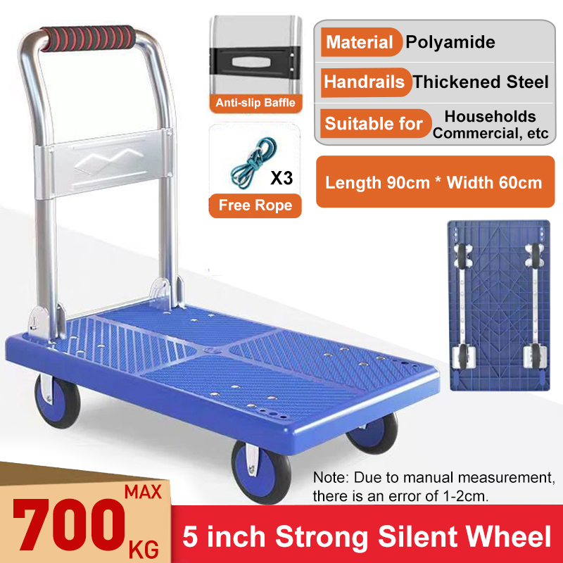 MR TOOL IRON BULL Trolley Portable 150KG-900KG Hand Truck Trolley Iron ...
