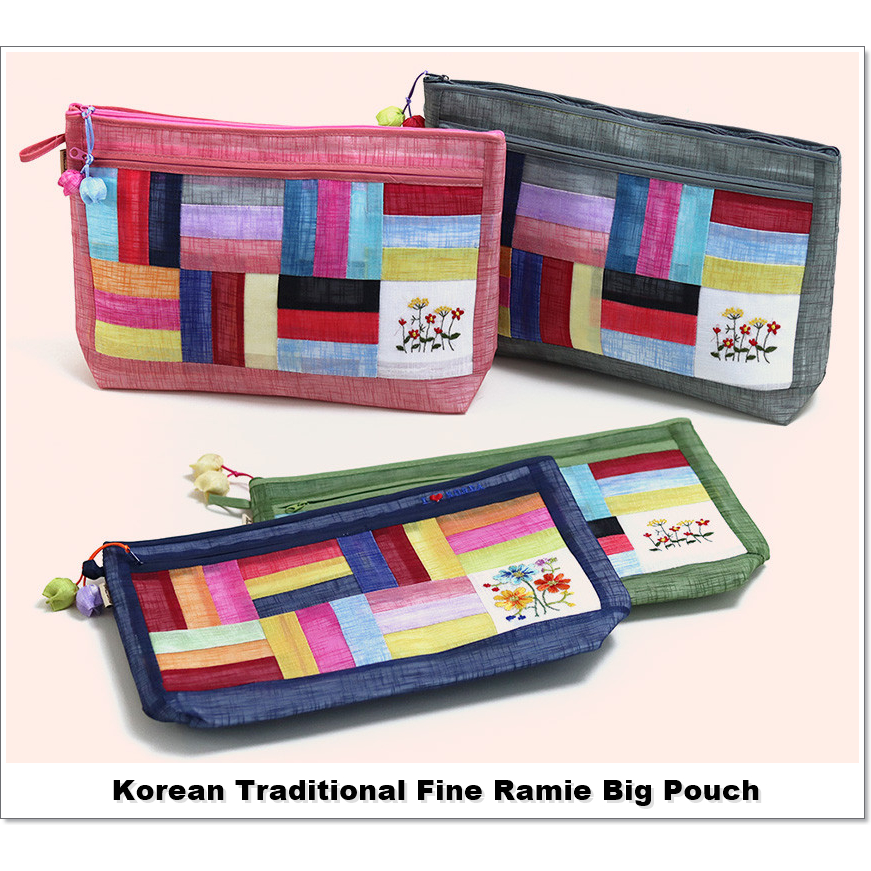 Korean Traditional Ramie Big Pouches | Shopee Malaysia