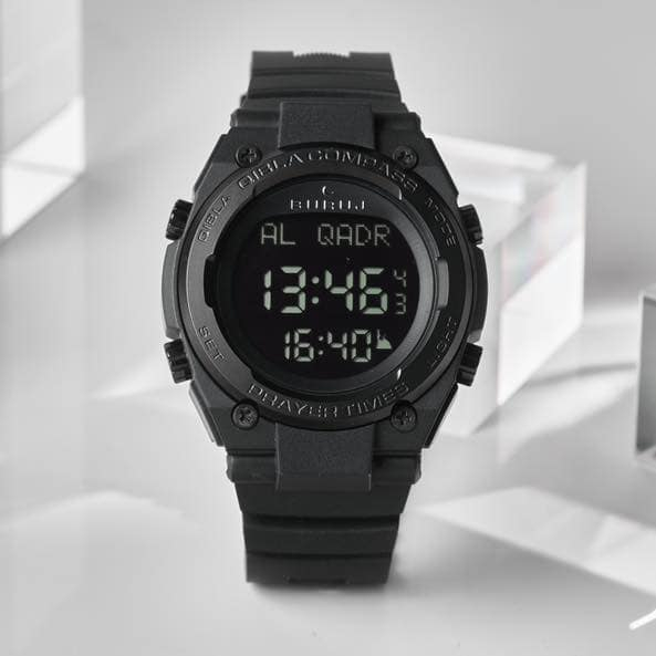 [ORIGINAL] BURUJ Exclusive Jam Tangan Azan Jam Azan Digital Jam Waktu ...