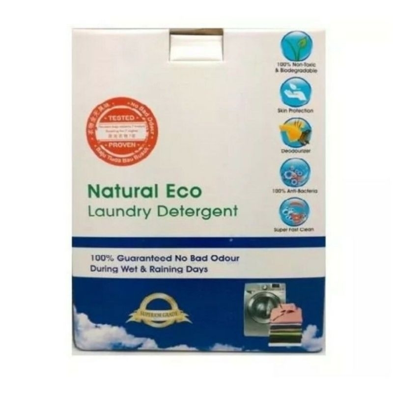 SEA MAGIC Natural Eco Laundry Detergent Powder 3Kg | Shopee Malaysia