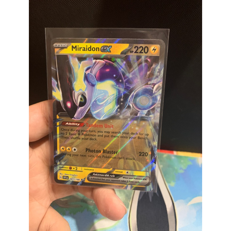 Pokemon Tcg - Miraidon Ex | Shopee Malaysia