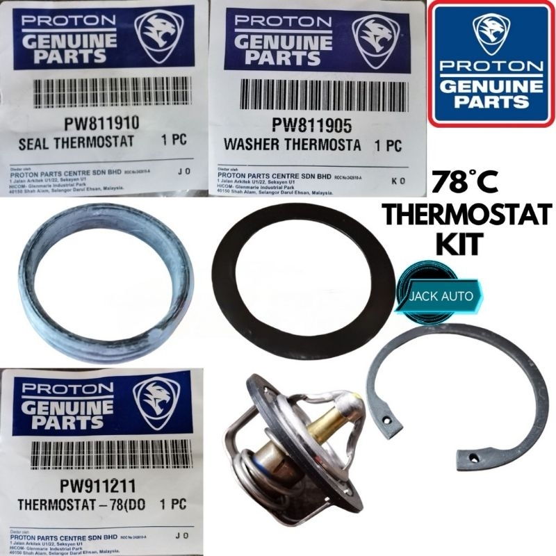 Genuine PW911211 Thermostat Kit Set Washer Clip Oring 78°C Turbo Exora ...