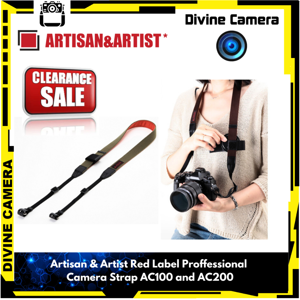 Artisan & Artist Red Label Pro Camera Strap ( Original & New in Box ...