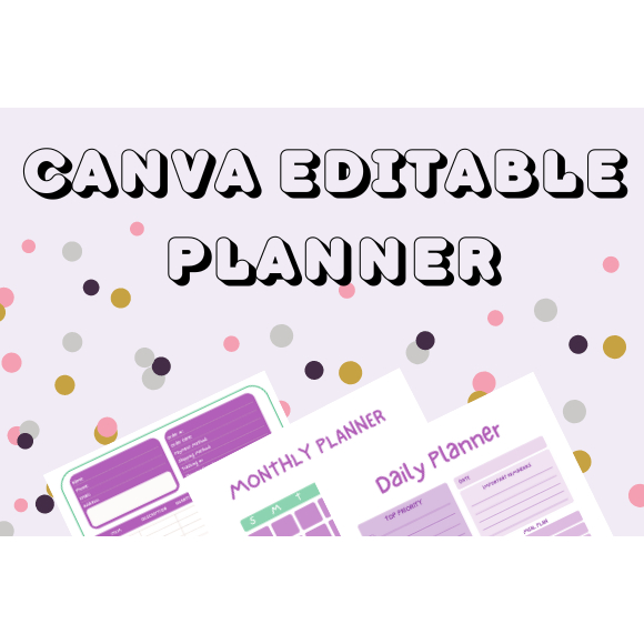 Canva editable Planner | Canva Planner Template | | Shopee Malaysia