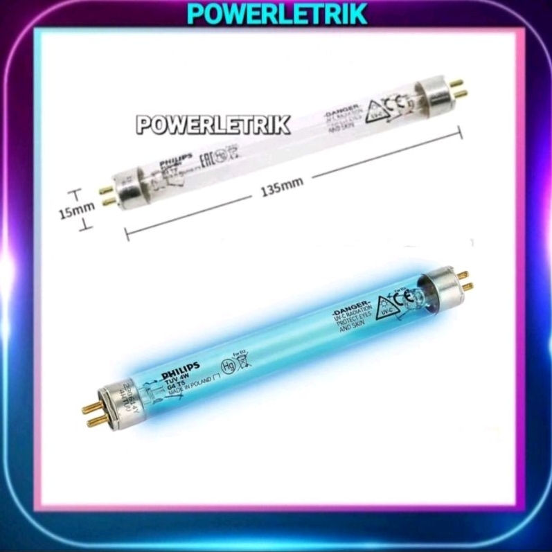 PHILIPS T5 TUV 4W/6W/8W/11W GERMICIDAL TUBE/ PHILIPS UV-C STERILIZER GERMICIDAL TUBE -MADE IN ...