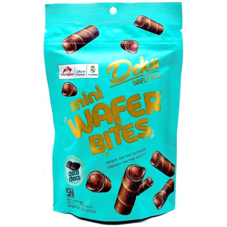DEKA MINI WAFER BITES CHOCO CHOCO 70G MT | Shopee Malaysia
