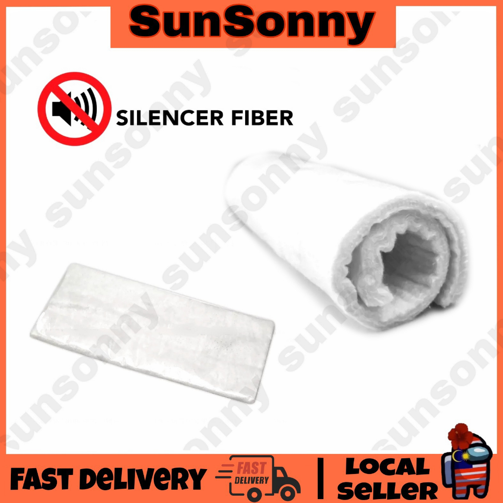Fibre Glass Exhaust Silencer Fibre Muffler Ekzos Universal Kain ...