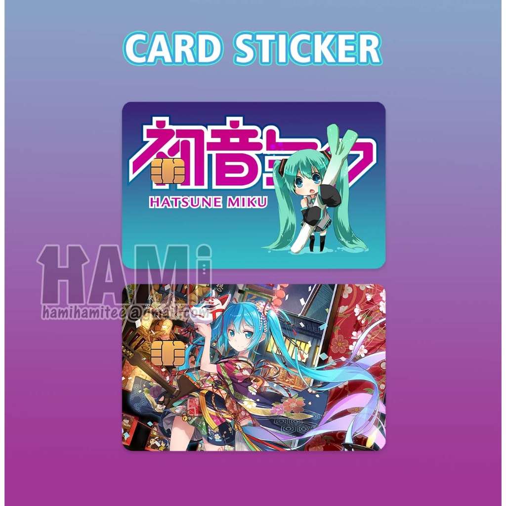 HATSUNE MIKU (VER 02) CARD STICKER - CV01 MIKU TNG STICKER - MIKU ...