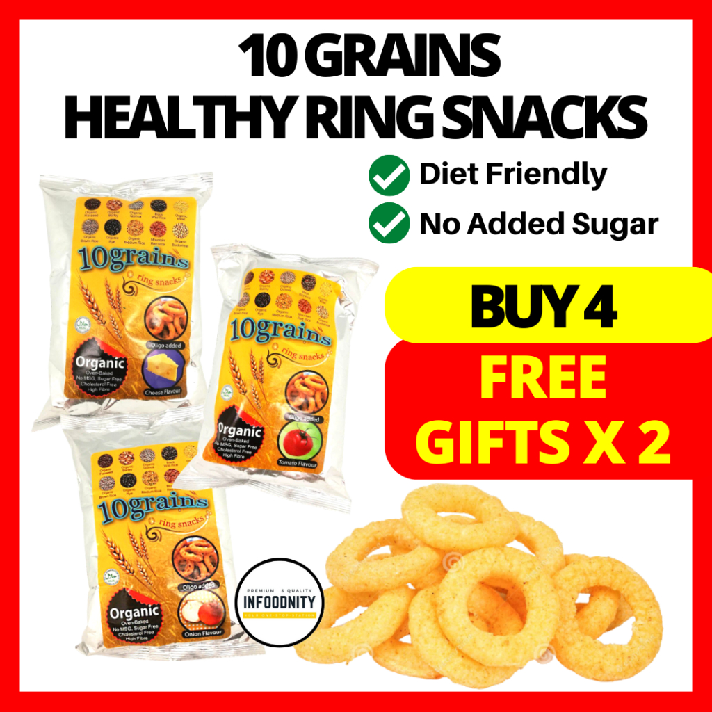 Organic Ring Snacks Healthy Nutritious Snacks Snek Diet Sihat Tomato ...