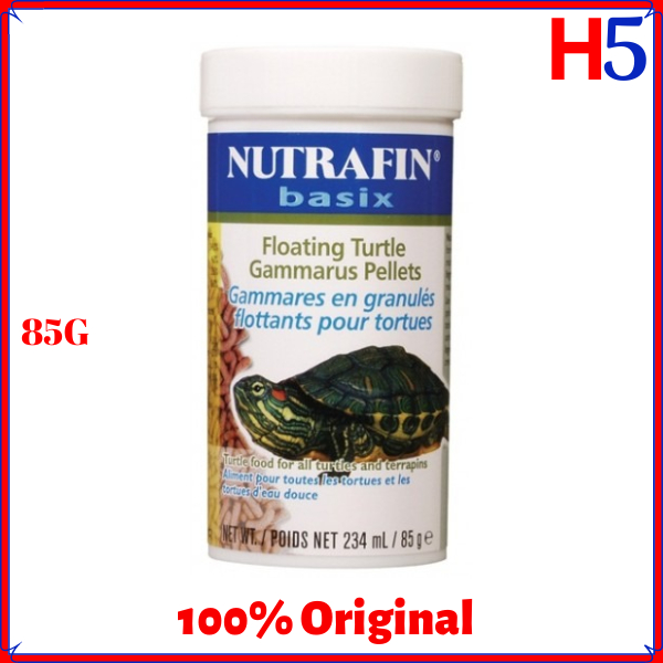 NUTRAFIN Basix 85G Floating Turtle Pellets Tortoise Reptile Terrapins ...