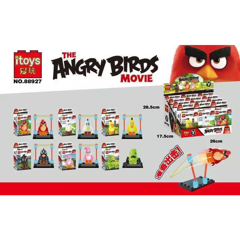 MINIFIGURES ANGRY BIRDS ITOYS 6 IN 1 SET (88927) | Shopee Malaysia