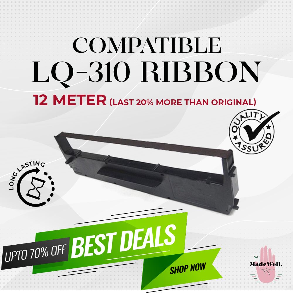 Epson LQ310 LQ 310 LQ-310 Dot Matrix Printer Ink Compatible Ribbon ...
