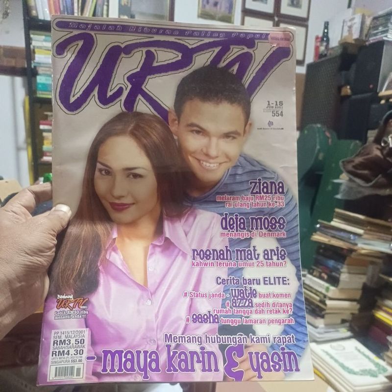 Majalah Hiburan URTV Preloved Good Condition Part 3 | Shopee Malaysia
