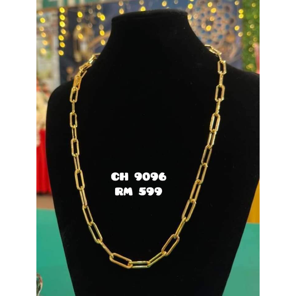 ORIGINAL ZHULIAN Rantai Leher Paper Clip CH5020 | Shopee Malaysia