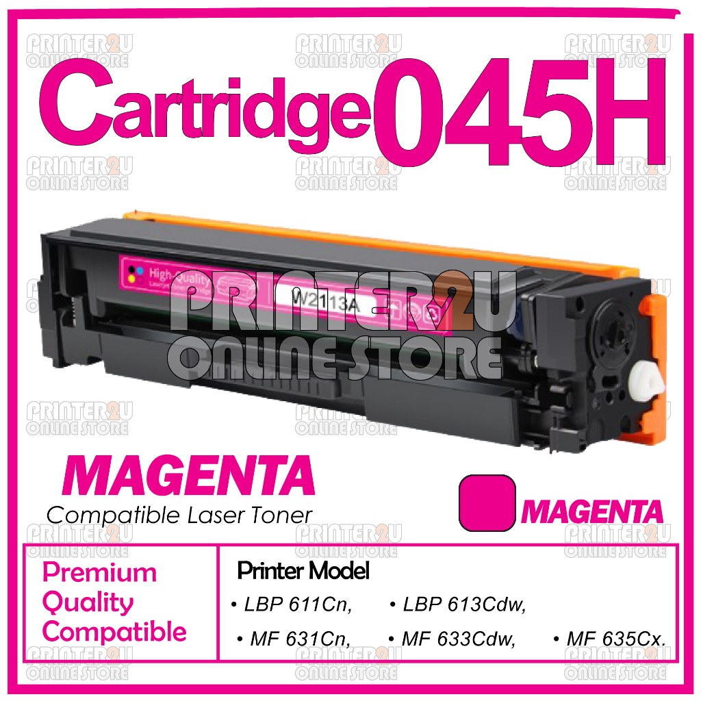 Magenta Compatible Canon CRG Cartridge 045 045H MF 631cn 633cdw 635cx ...